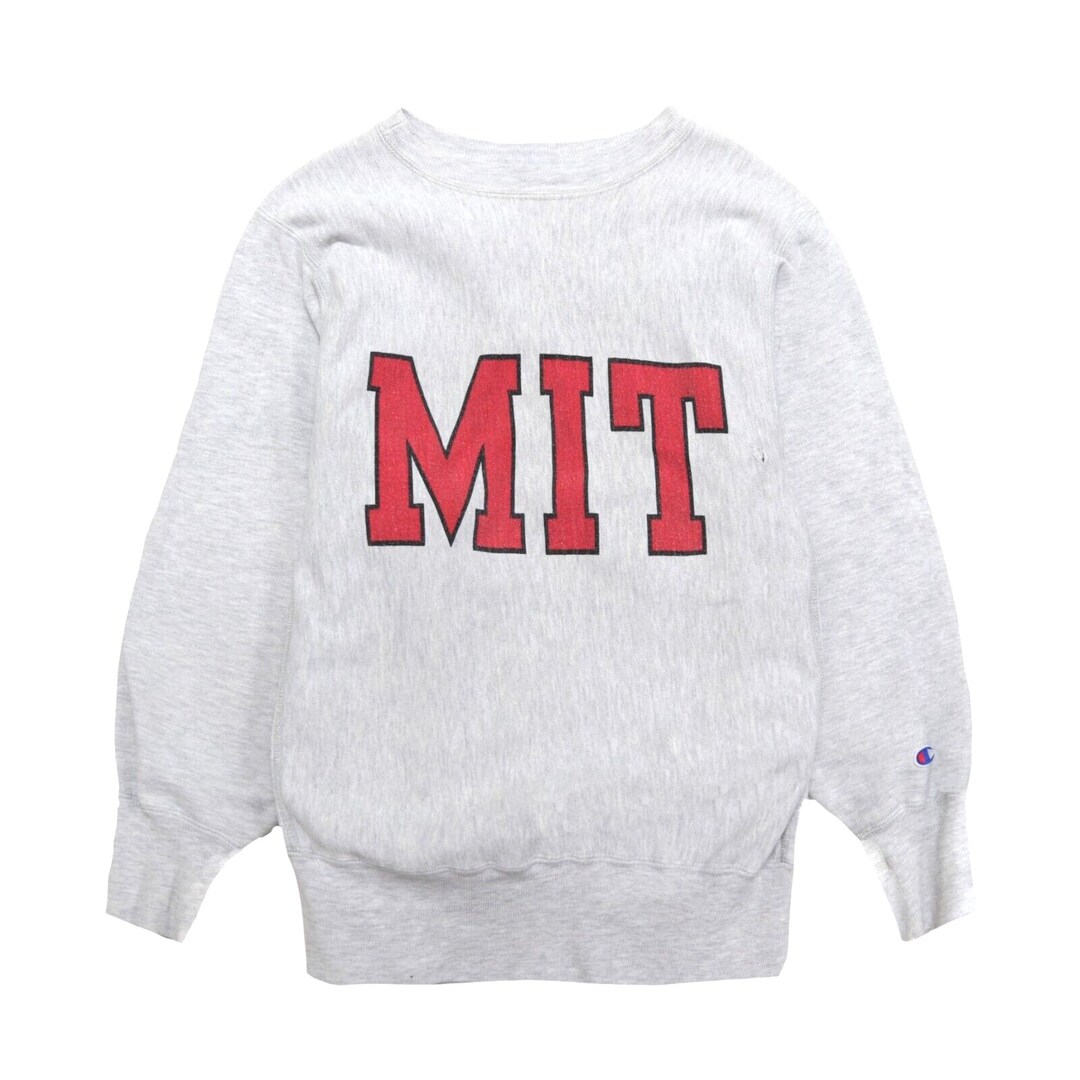 Vintage MIT Champion Reverse Weave Sweatshirt Crewneck Size Medium 90s ...