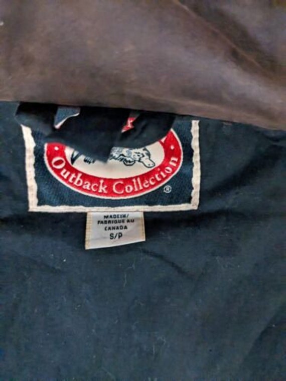 Vintage Australian Outback Wax Coat Jacket Size Small - Gem