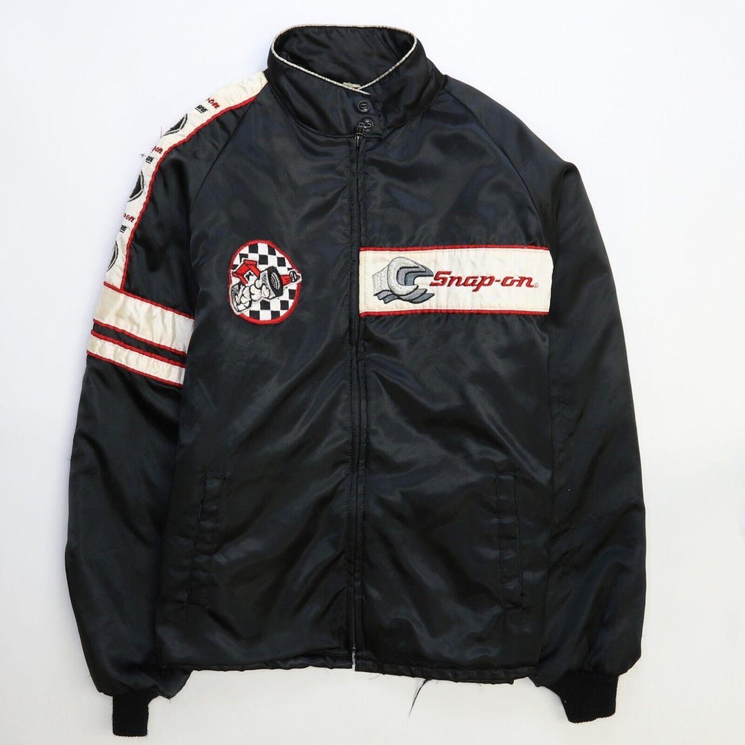 Vintage Snap-on Satin Racing Jacket Size Large - Etsy