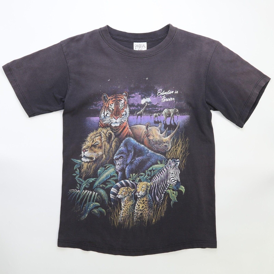 Vintage Extinction is Forever T-shirt Size Medium Nature Wildlife - Etsy