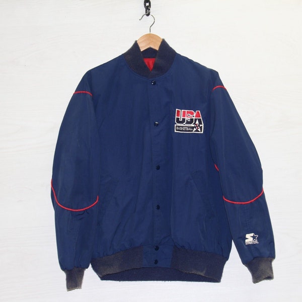 Vintage Basketball Bomber Jacket - Etsy
