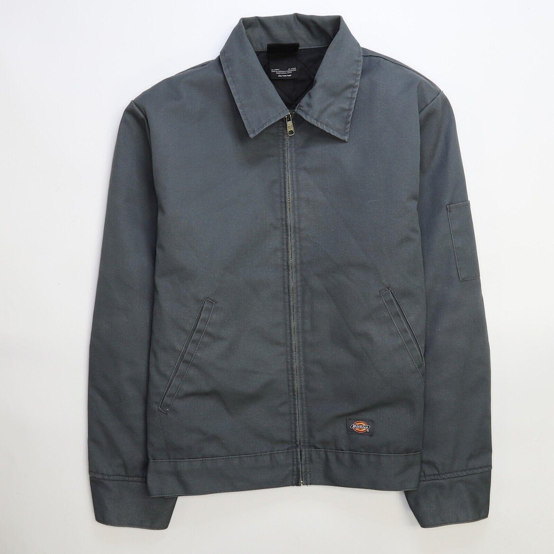 Vintage Dickies Mechanic Work Jacket Size Medium Gray - Etsy