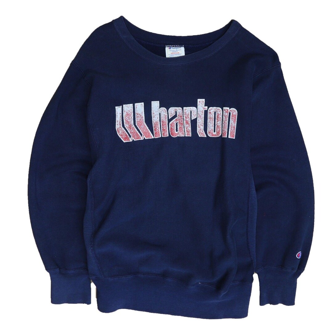 Vintage Wharton Champion Reverse Weave Crewneck Sweatshirt Size Medium ...