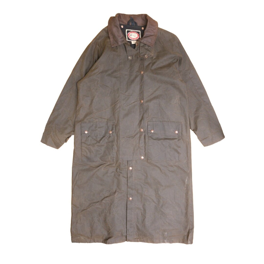 Vintage Australian Outback Wax Coat Jacket Size Small - Etsy