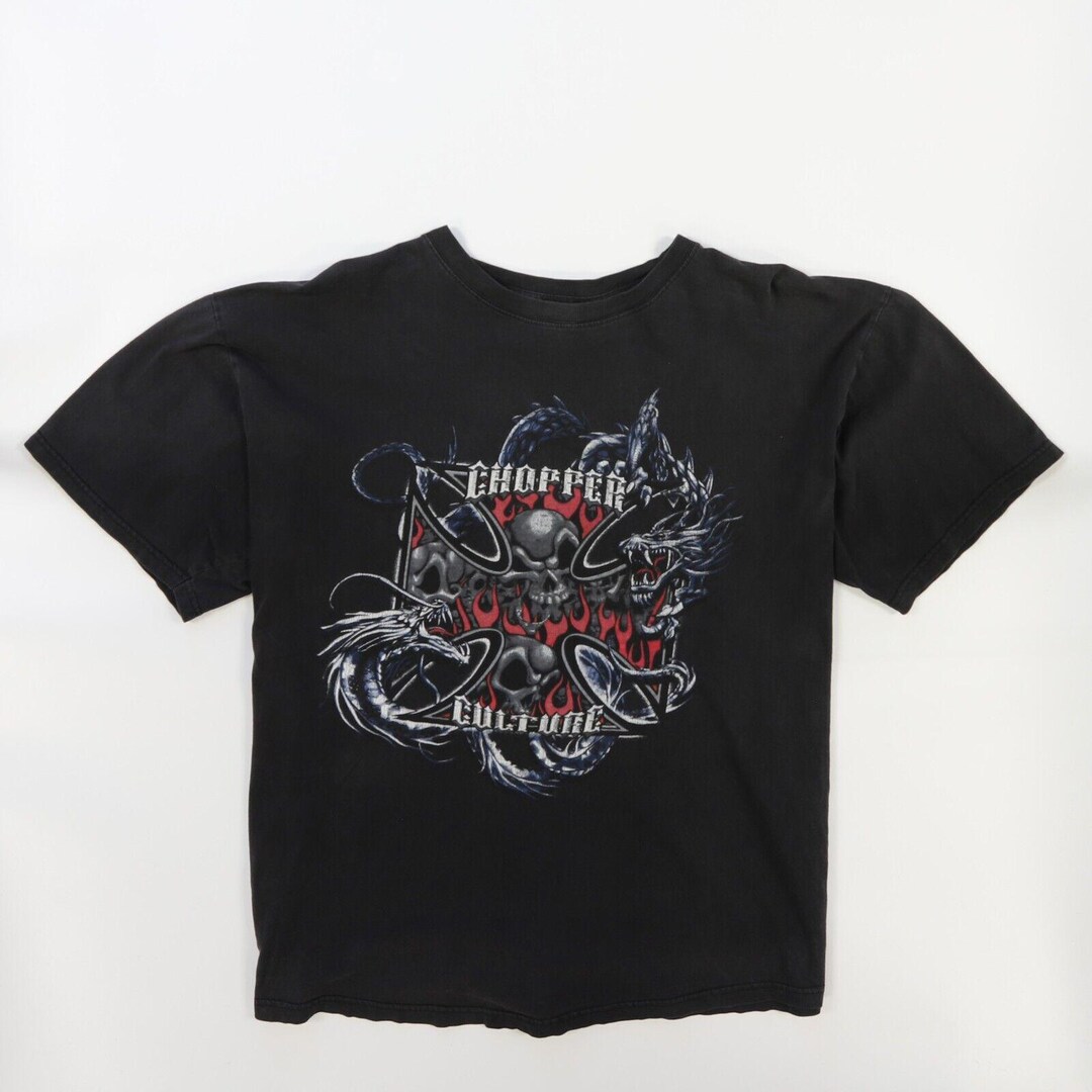 Vintage Chopper Culture T-shirt Size Large Motorcycle - Etsy