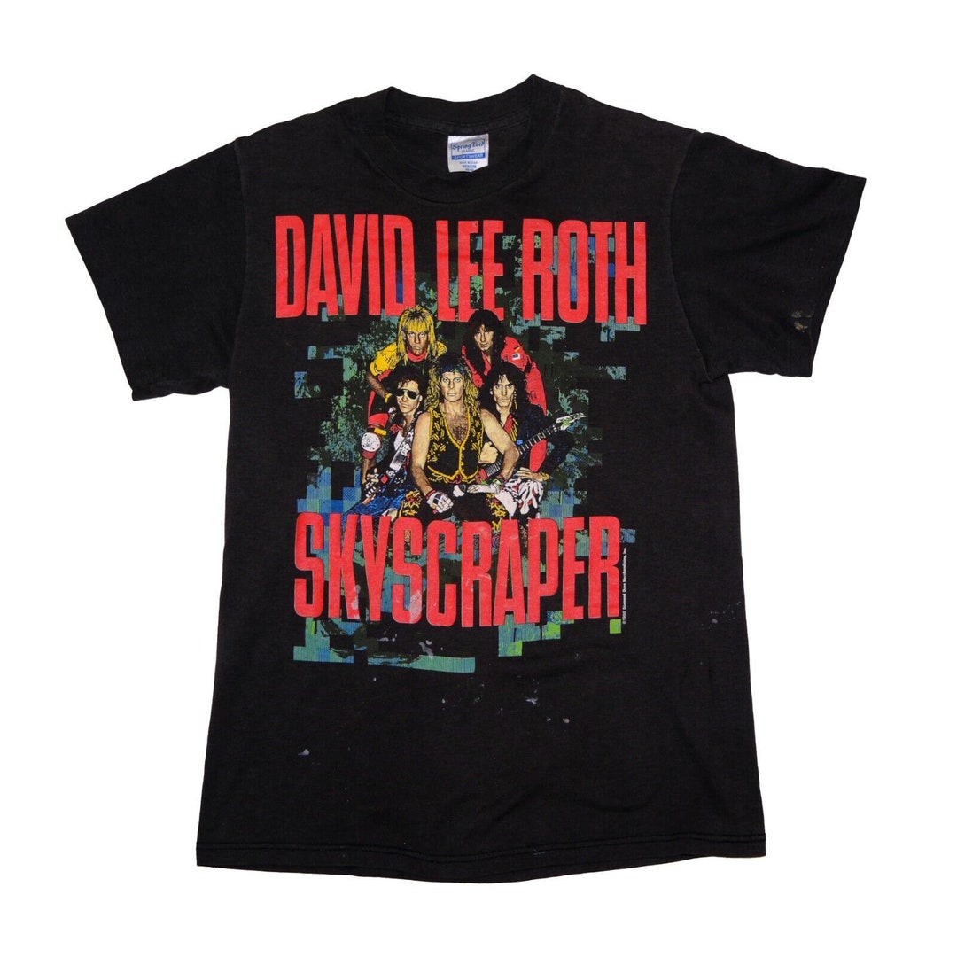 Vintage David Lee Roth Skyscraper Tour T-shirt Size Medium - Etsy