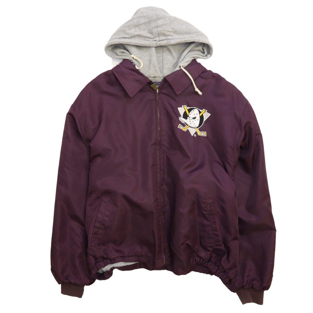 Vintage Anaheim Mighty Ducks Starter Hooded Jacket Size Large NHL - Etsy