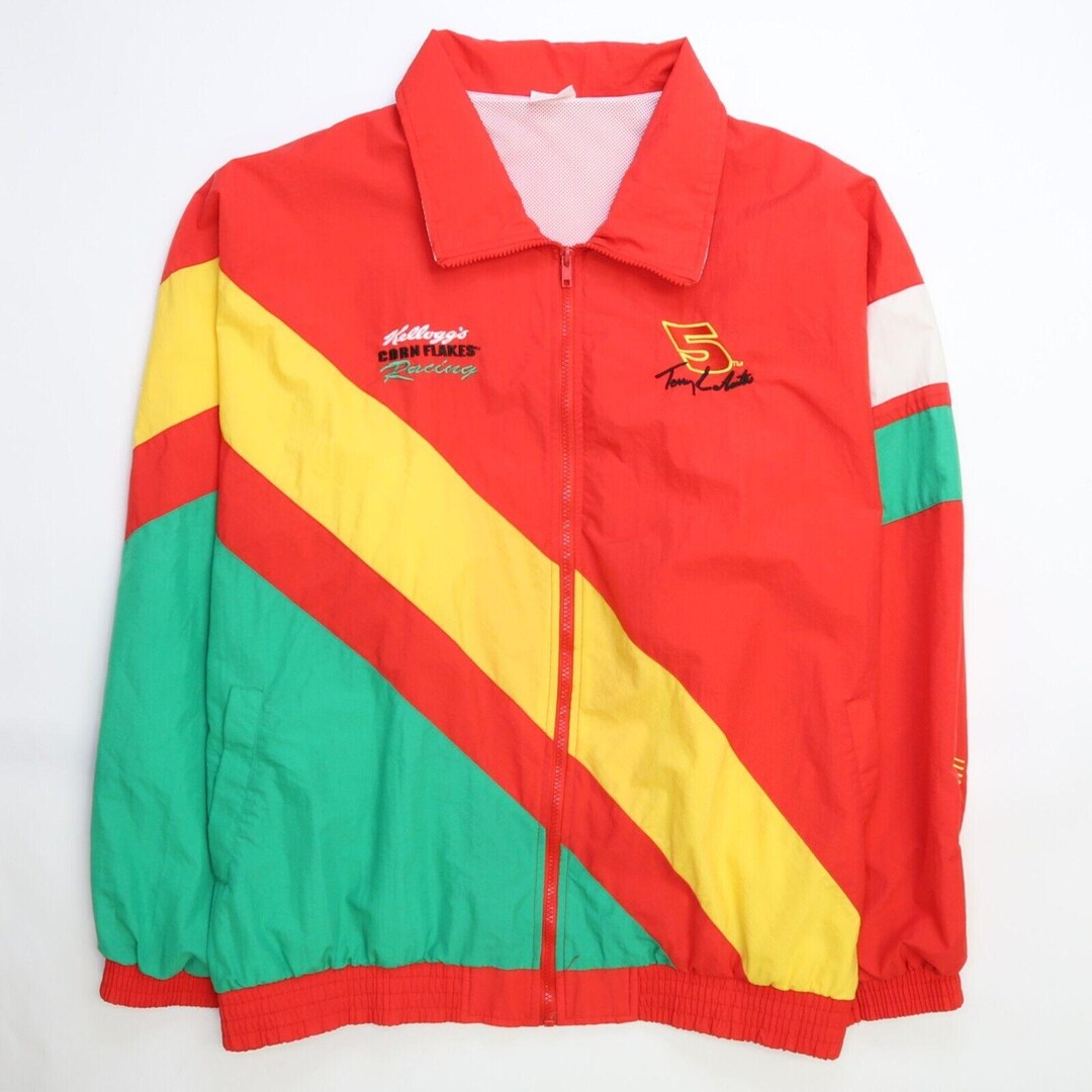 Vintage Tony Labonte Kellogg's Corn Flakes Racing Windbreaker Light ...