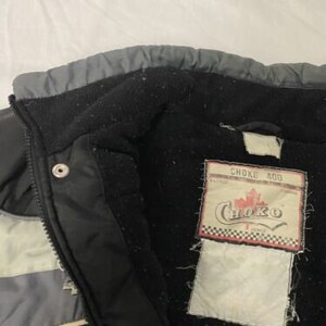 Vintage Choko Racing 400 Bomber Jacket Size XL Black Insulated ...