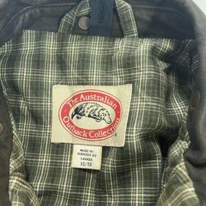 Vintage Australian Outback Wax Coat Jacket Size XS - Etsy