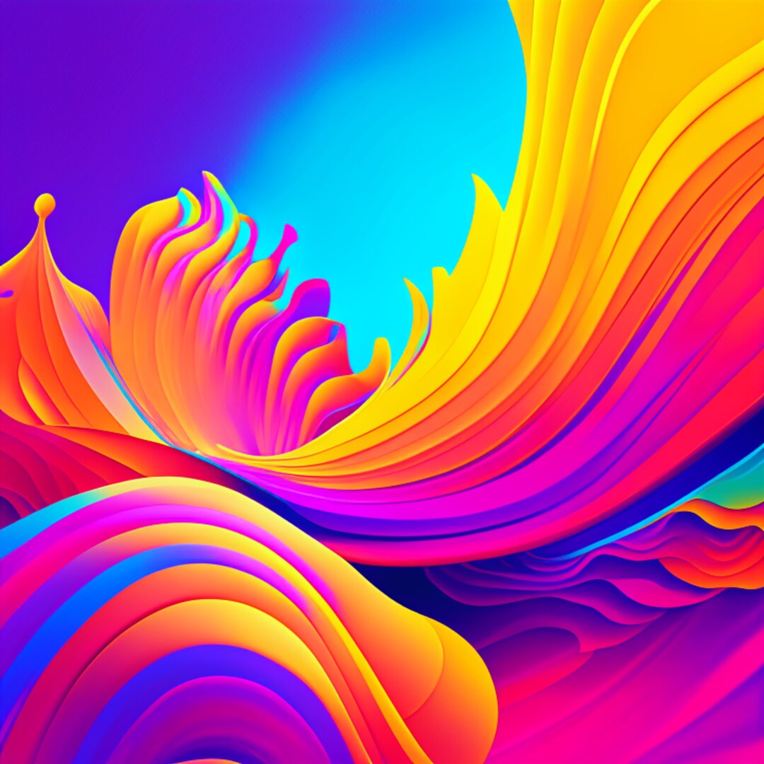 Spectrum of Colours. AI Generated - Etsy