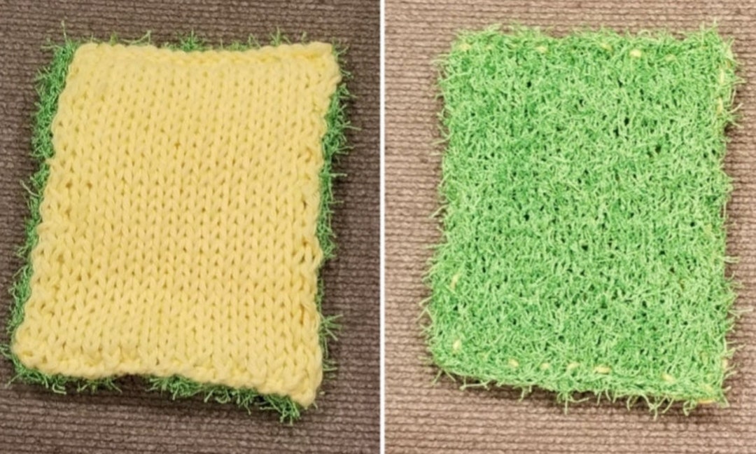 Knitted Sponge Pattern - Etsy