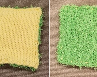 Knitted Sponge Pattern - Etsy