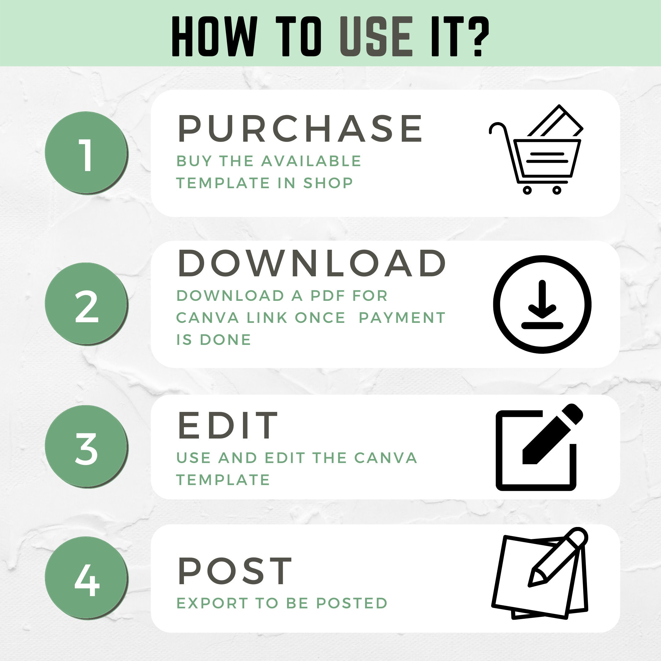 40 Eucalyptus Canva Editable Templates-green Social Media IG Instagram ...