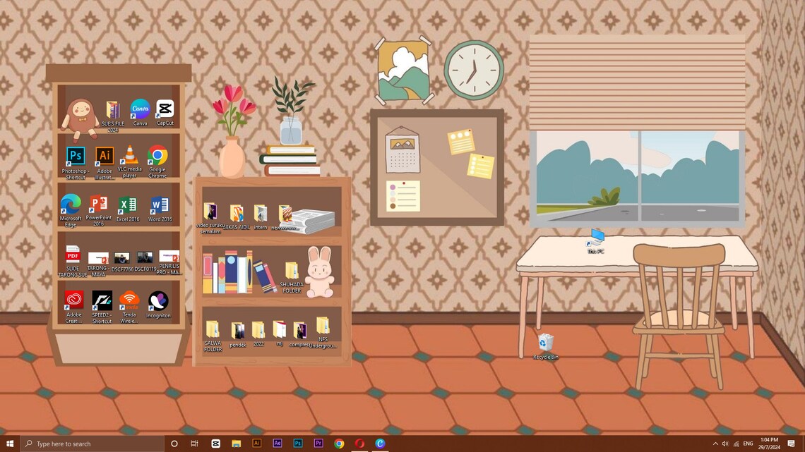 Cute Landscape Desktop Wallpaper - Etsy