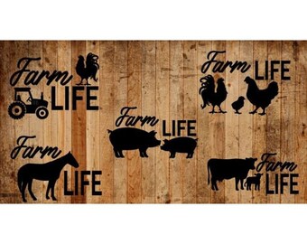 Farm Life Decal | Etsy