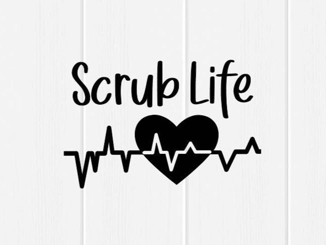 Scrub Life Vinyl Decal, Nurse Life, Car Decal - Etsy