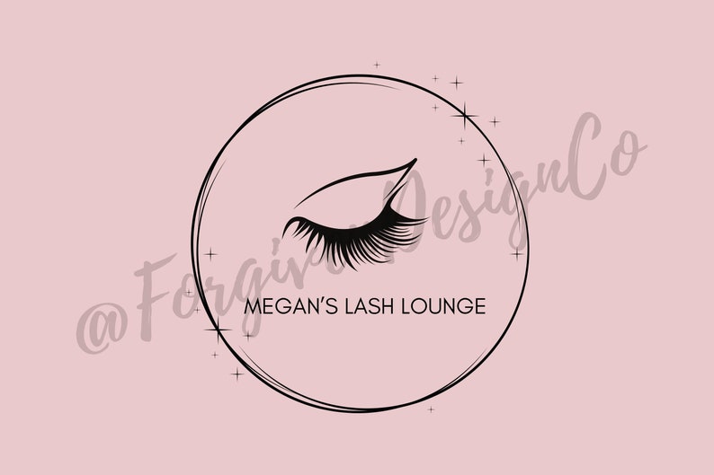 Lash Artist Logo Template | Editable Canva Beauty Salon Branding ...