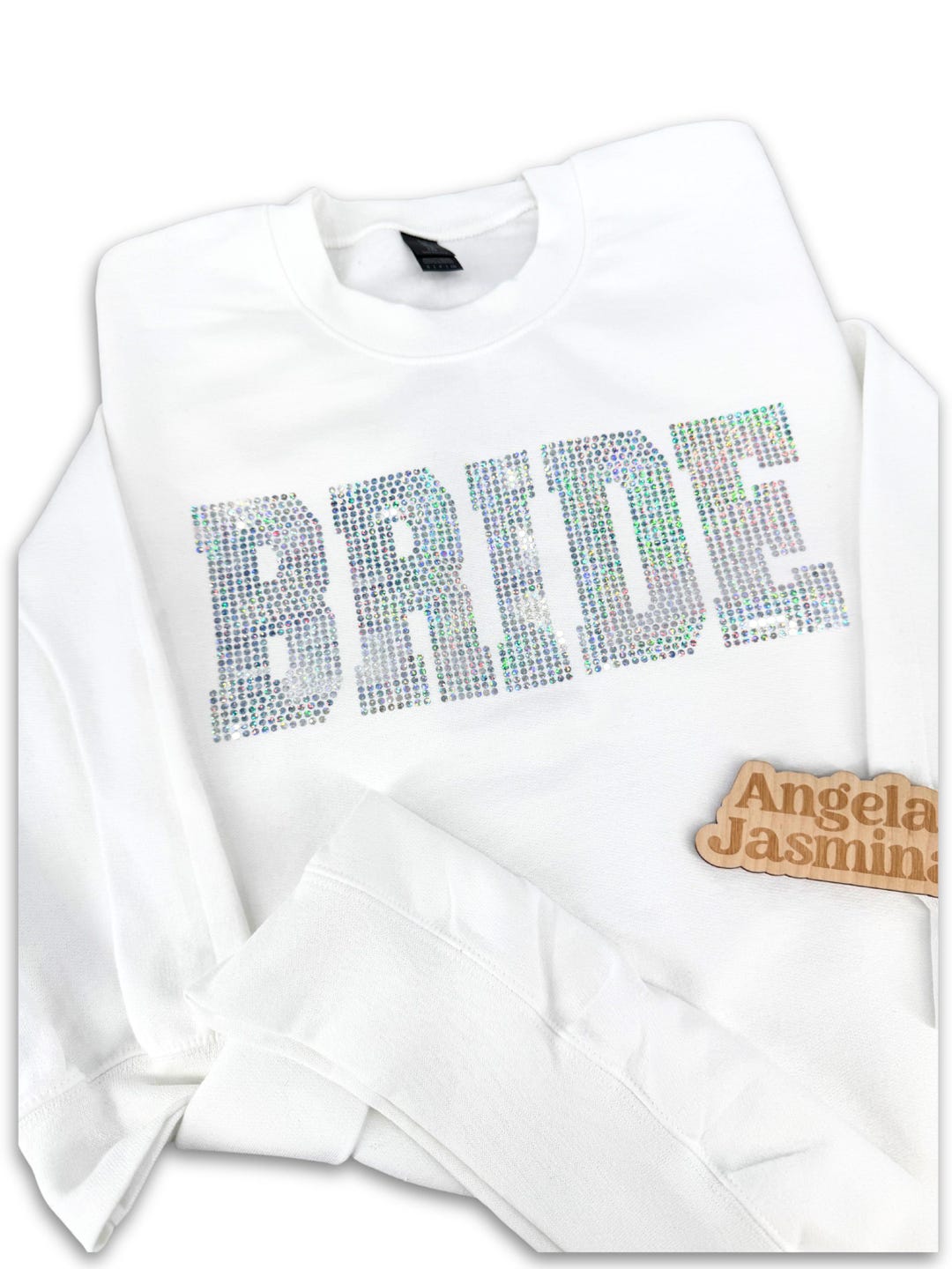 Bride Sweatshirt Sparkly Wedding Sweatshirt Bridal Shower Outfit ...