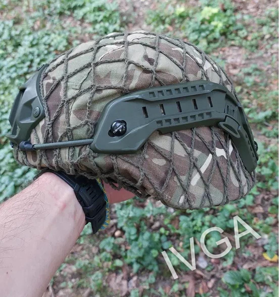 Camo Netting Helmet Cover: Tactical Combat Helmet Accessory - Etsy