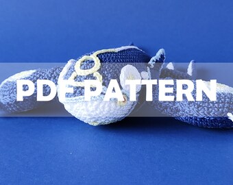 Whale Crochet Amigurumi Pattern PDF - Etsy