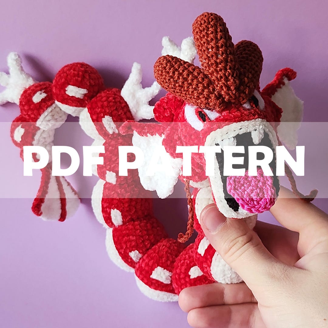 Red Dragon - Crochet Amigurumi Pattern - Etsy