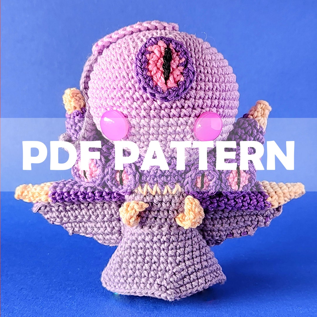 Purple Manta Crochet Amigurumi Pattern - Etsy