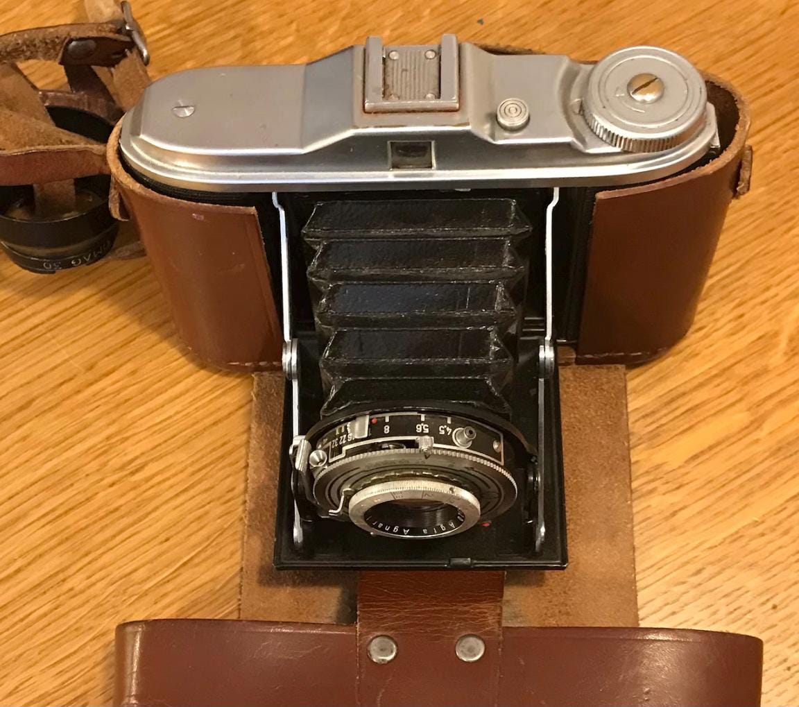 Vintage Agfa Isolette V Folding Camera – Made in Germany, 1950s – With ...