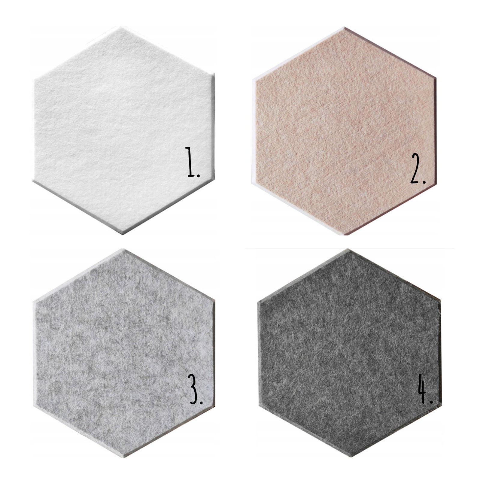 Modern FELT WALL PANELS, Honeycomb Panels, Wall Felt Headboard ...