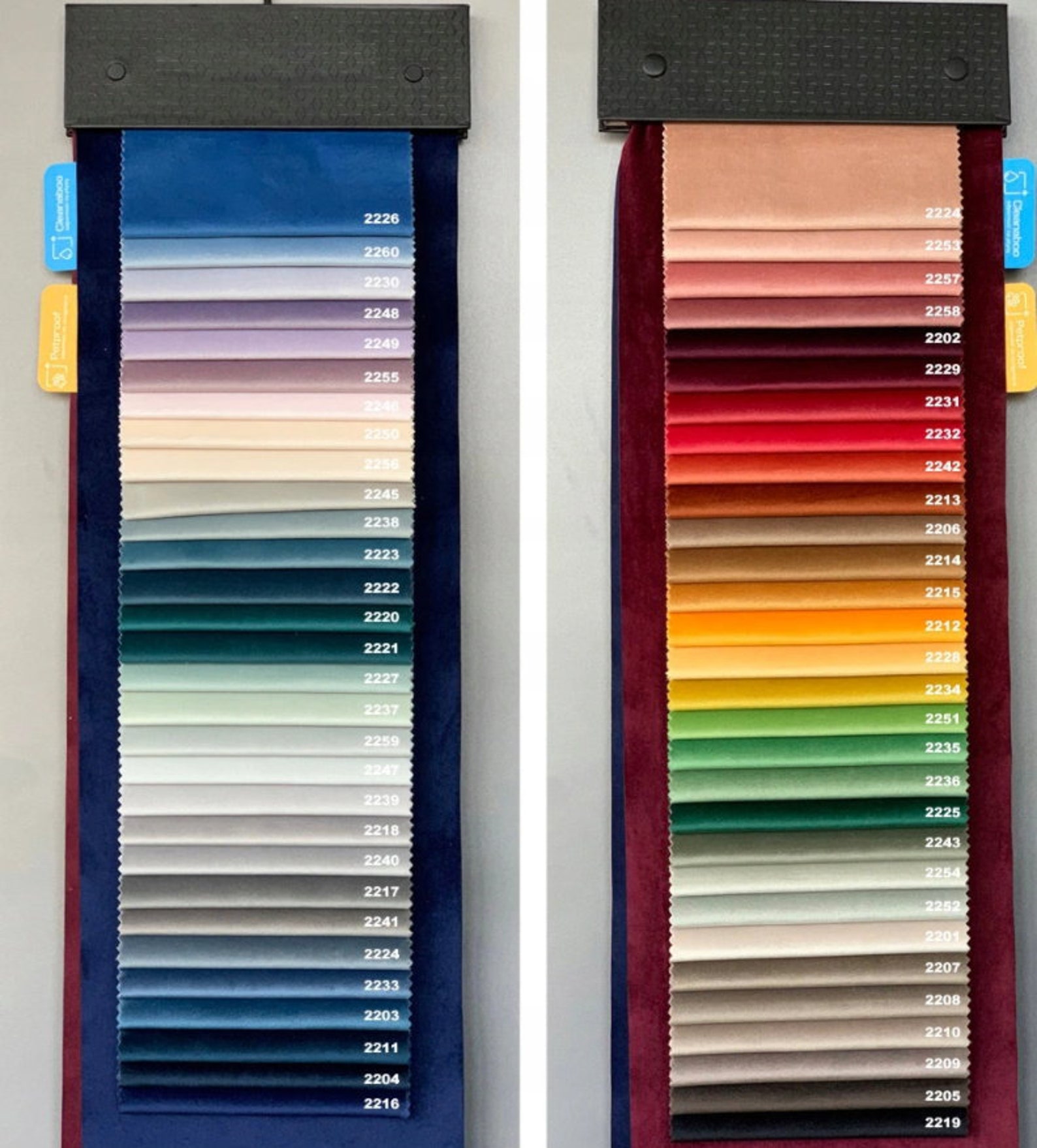 Fabric Swatch Choose the Color and Name of the Fabric - Etsy