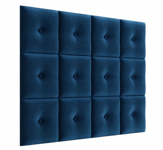 Upholstered Square 30cm X 30cm Wall Panel With a Decorative - Etsy