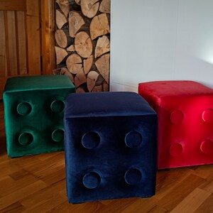 LEGO CUBE POUF ! | 35cm X35cm | Many Colors | Lego-shaped Pouffes ...