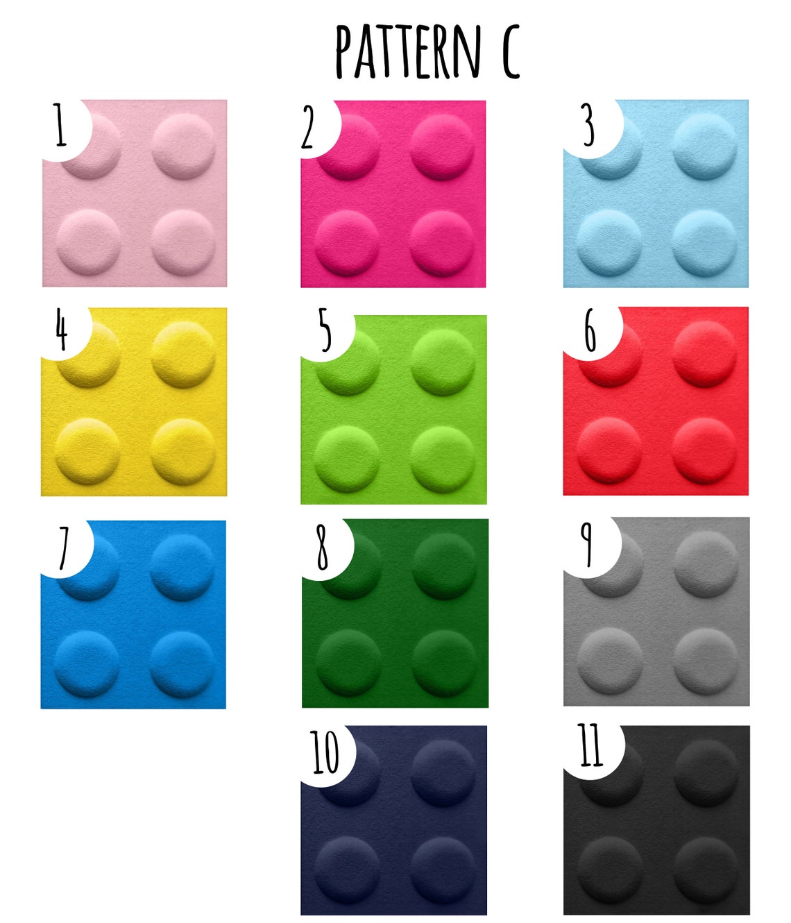 Filz Wandpaneele Wandfilz Kopfteil FILZPLATTEN 3D Farben und Größen ...