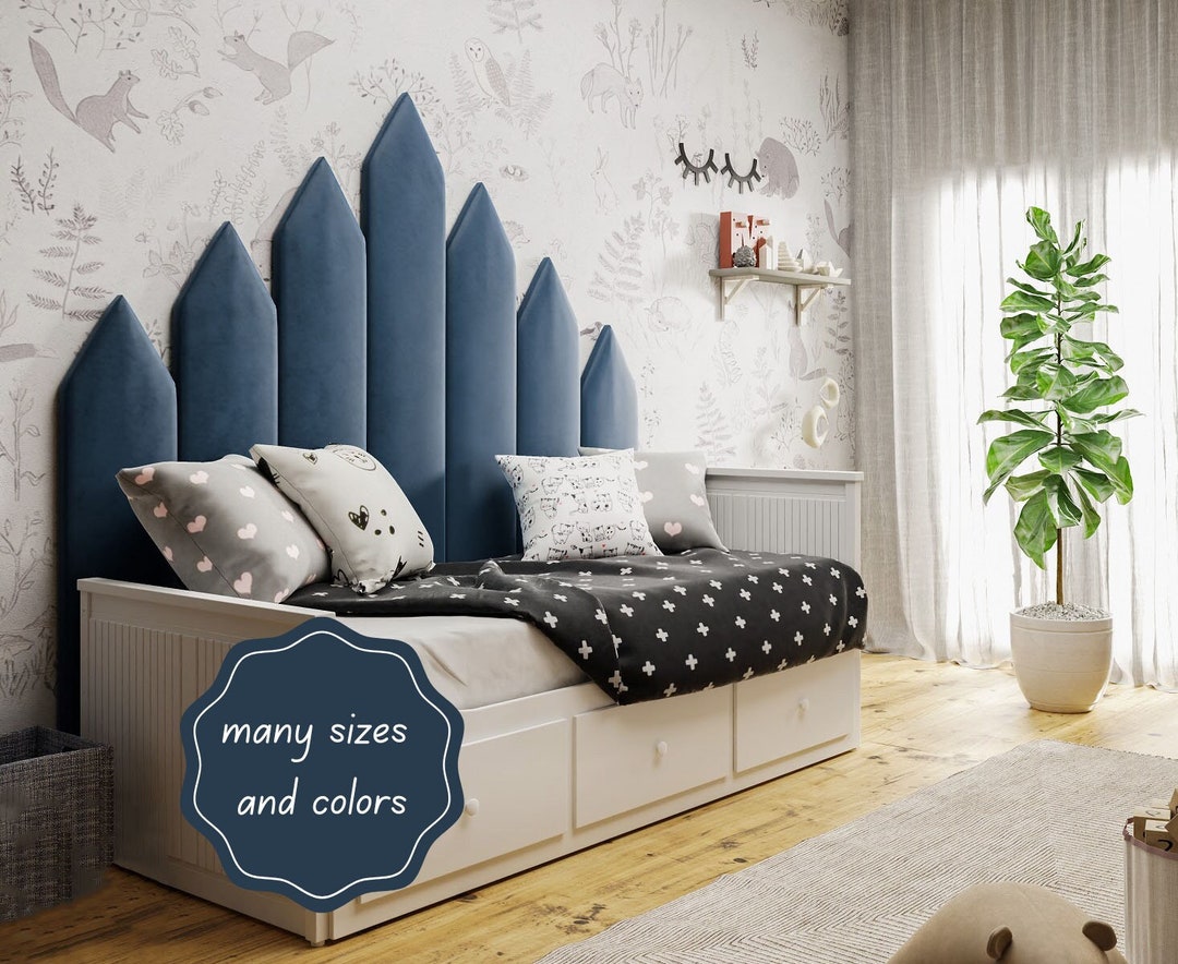 Hurdle Soft Wall Panels Decor - Upholstered Wall Headboard - Custom ...
