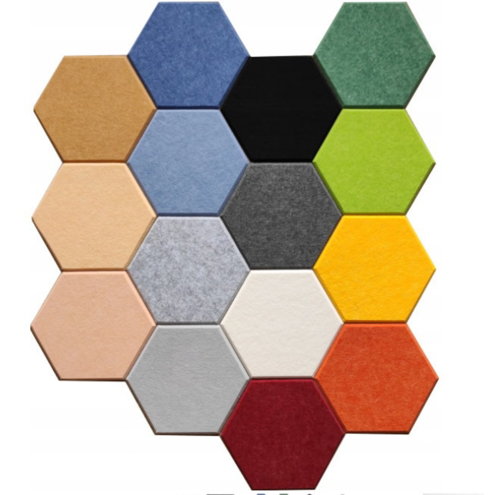 Modern FELT WALL PANELS, Honeycomb Panels, Wall Felt Headboard ...
