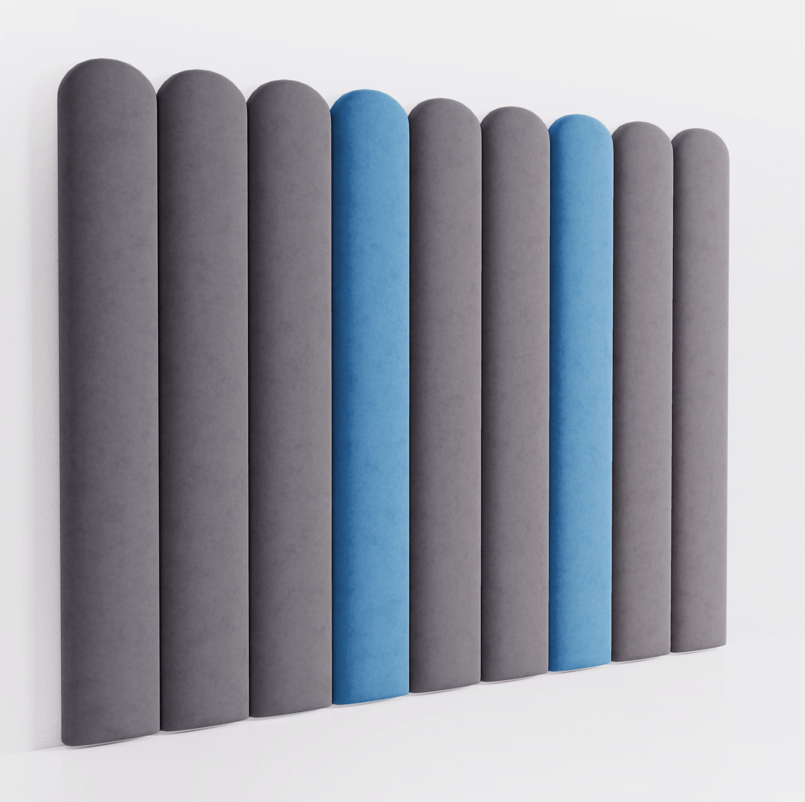 Upholstered Wall Headboard Hurdle Soft Wall Panels Decor Custom King ...