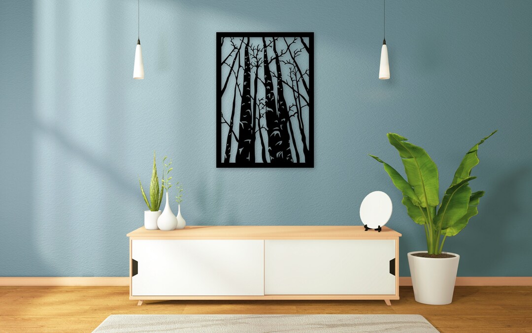 Aesthetic Tree Pattern Wall Panel Unique Wall Decoration Nature ...