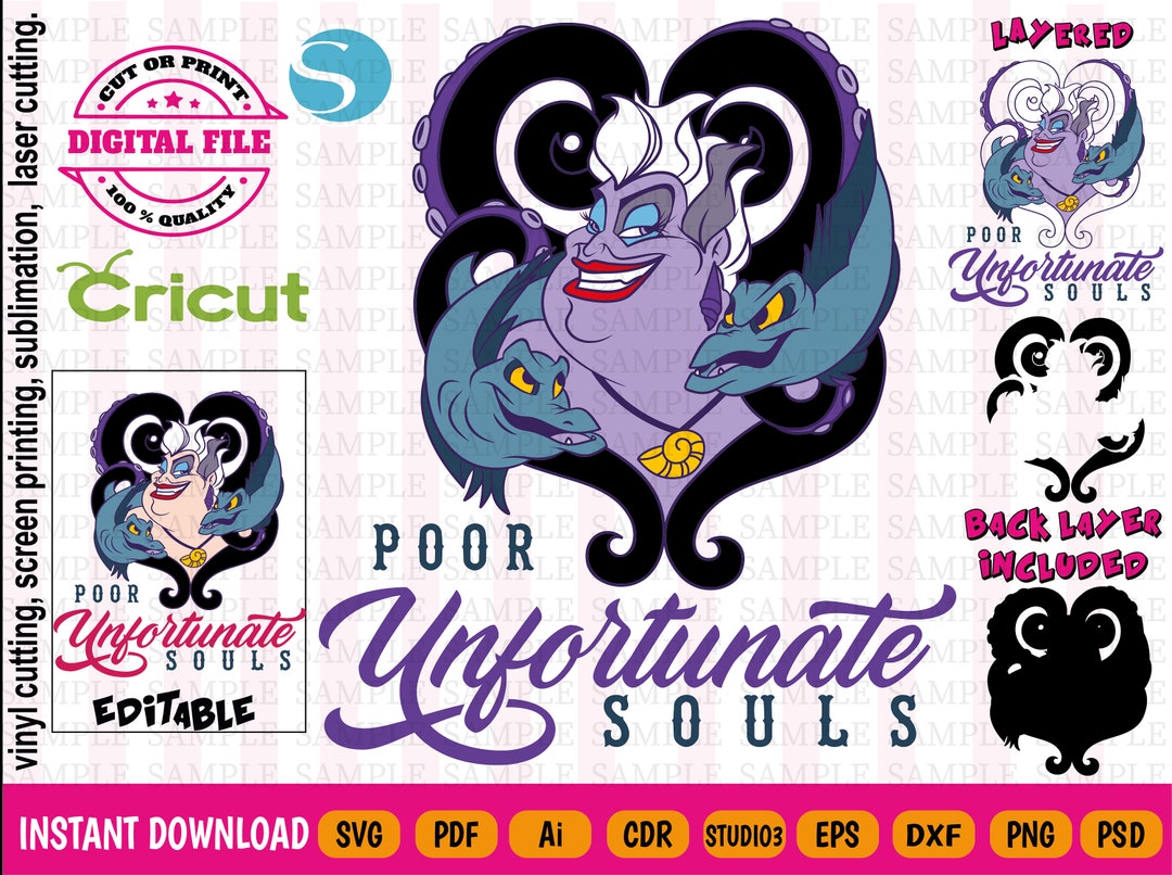 Ursula Svg - Ursula Clipart - Ursula Png - Ursula Vector 9 File Formats ...