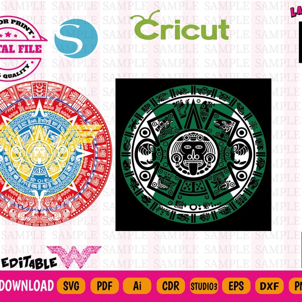 Vector Azteca Svg - Etsy