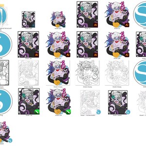 Ursula Svg V 2 in 1 - Ursula Clipart - Ursula Png - Ursula Vector 9 ...