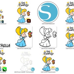Little Princess Svg - Vector 9 File Formats - Digital File Instant ...