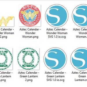 Mexico Bundle Svg 2 in 1 Aztec Calendar Svg Aztec Heroes Aztec Calendar ...