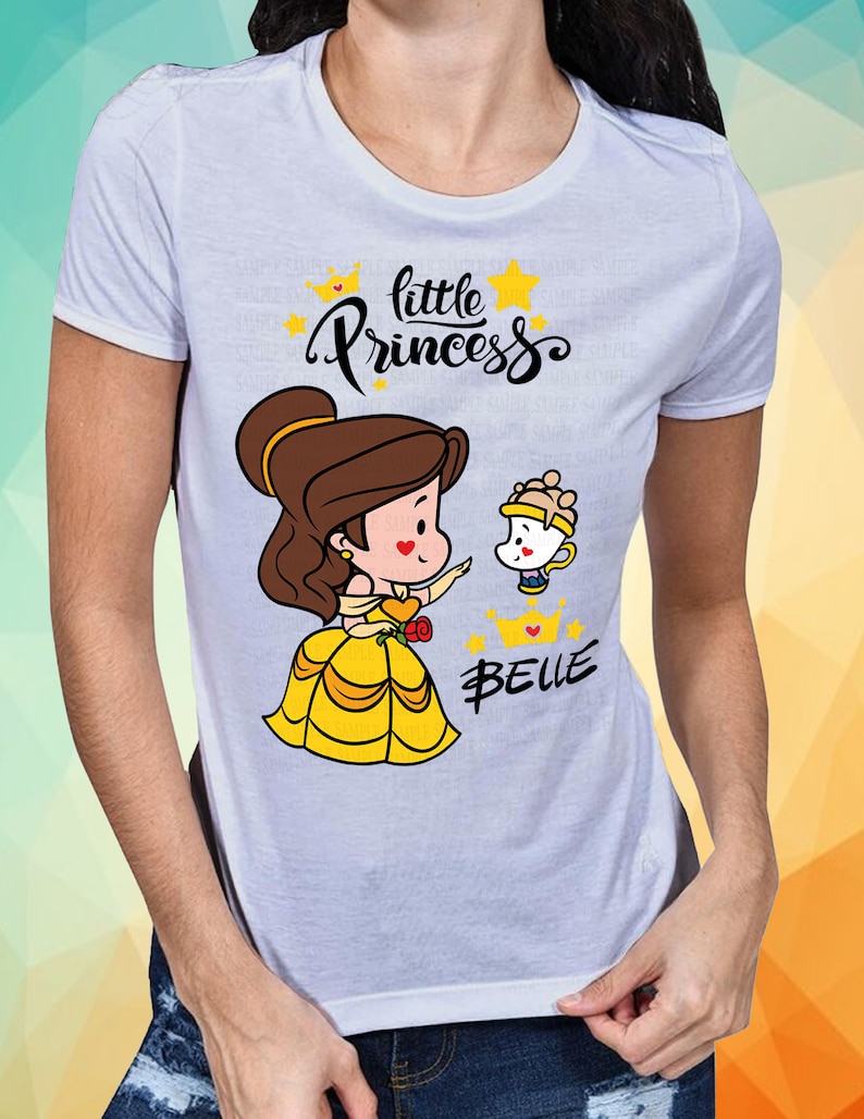 Little Princess Belle Svg - Belle Clipart - Beauty and the Beast Svg ...