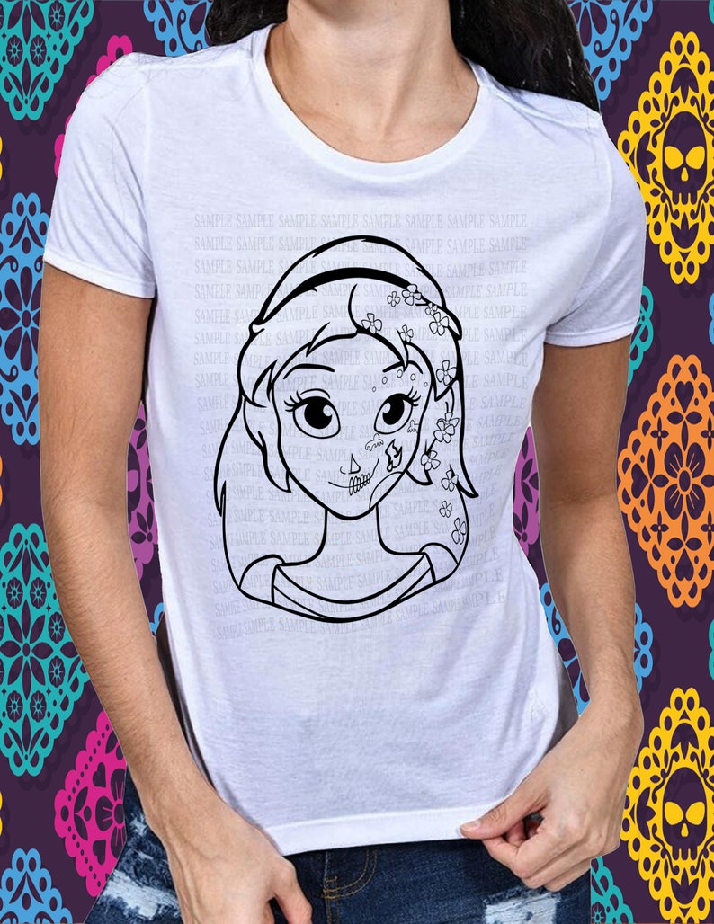 Princess Alice Svg Alice Sugar Skull Silhouette Princess - Etsy