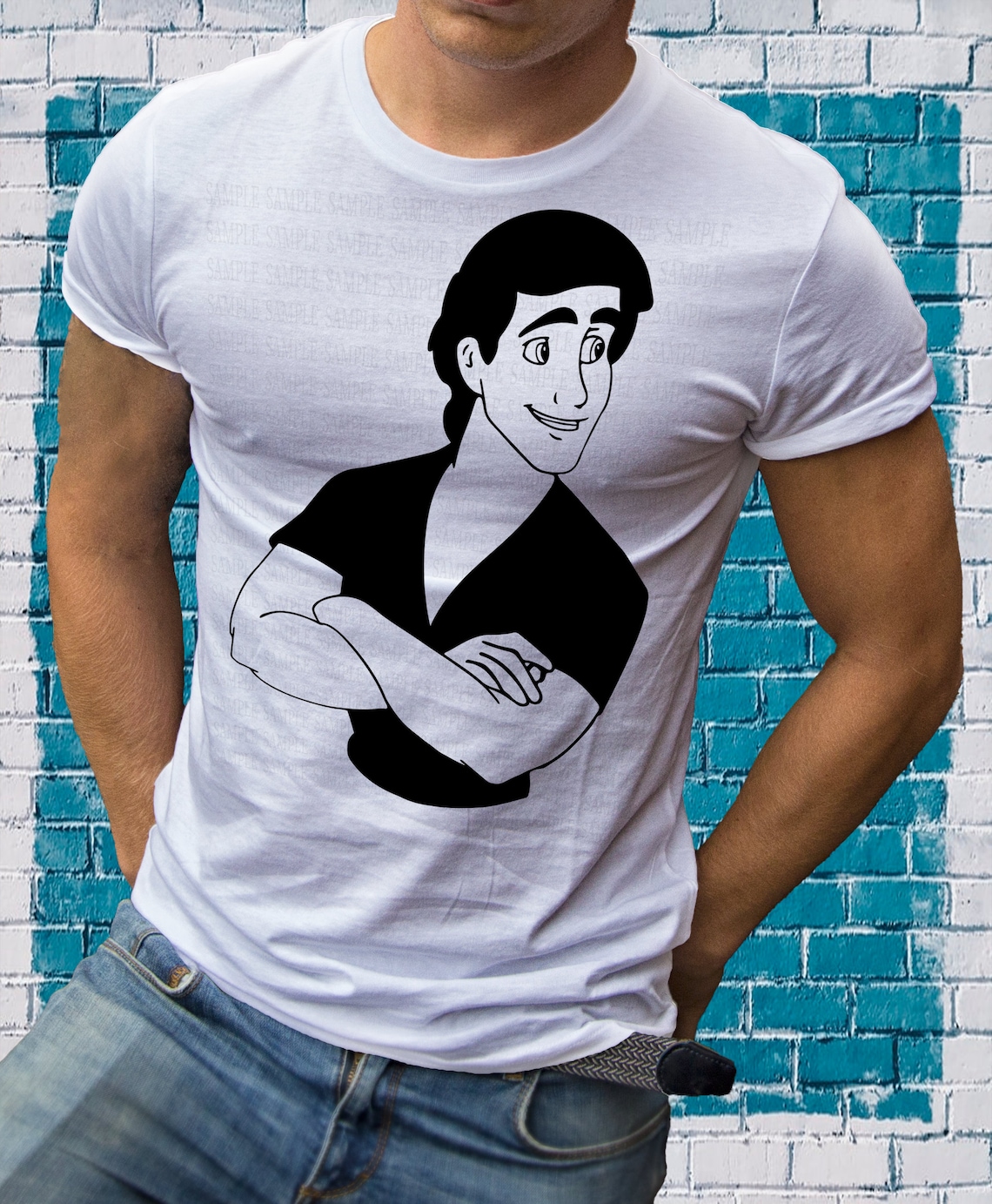 Prince Eric SVG Eric Silhouette Digital File Instant - Etsy