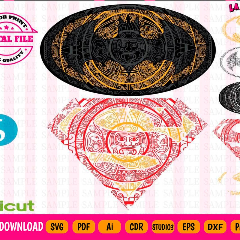 Aztec Calendar Svg - Etsy