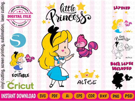 Little Princess Alice Svg Alice Vector Alice Clipart | Etsy