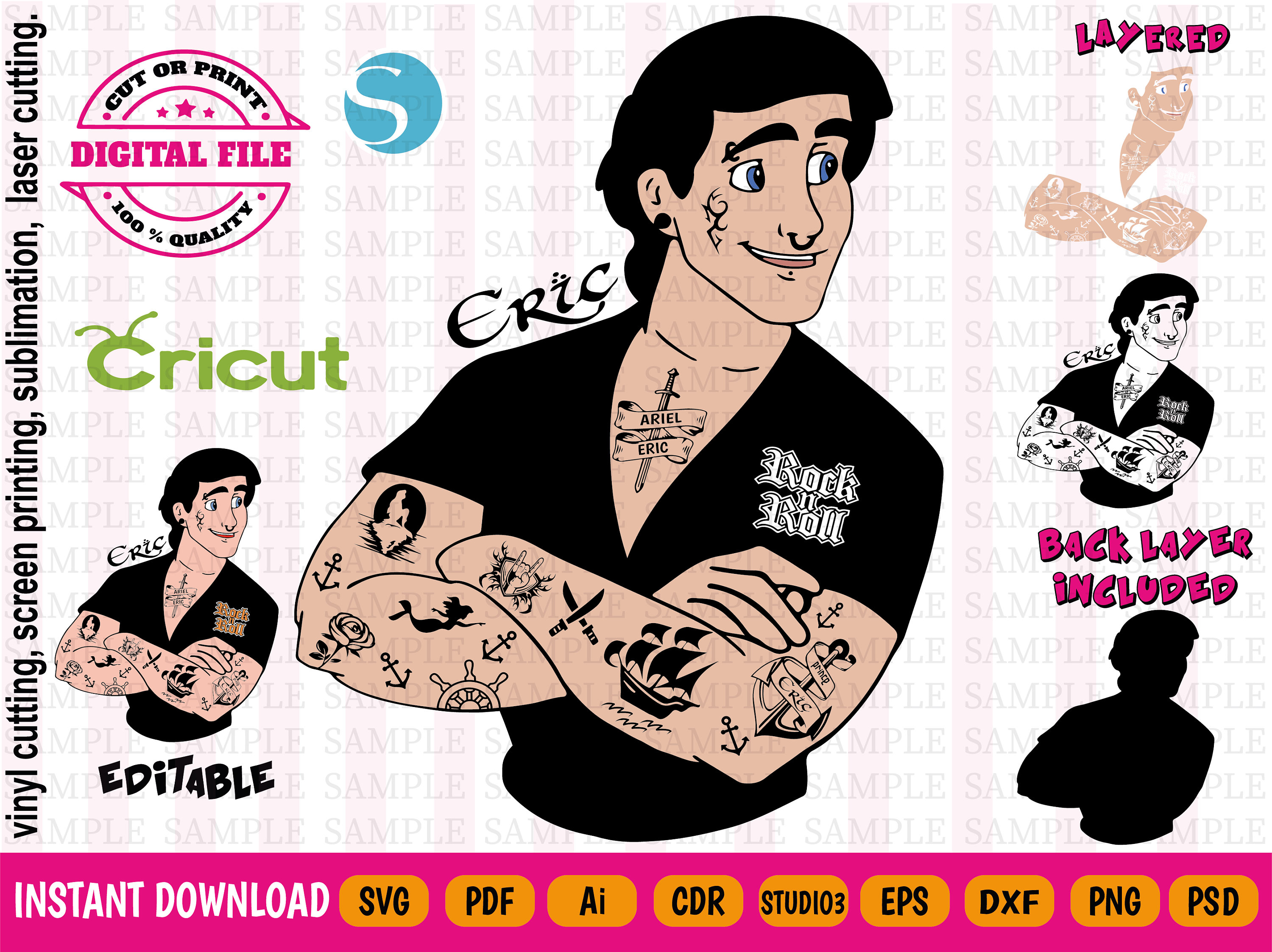 Punk Disney Prince Eric