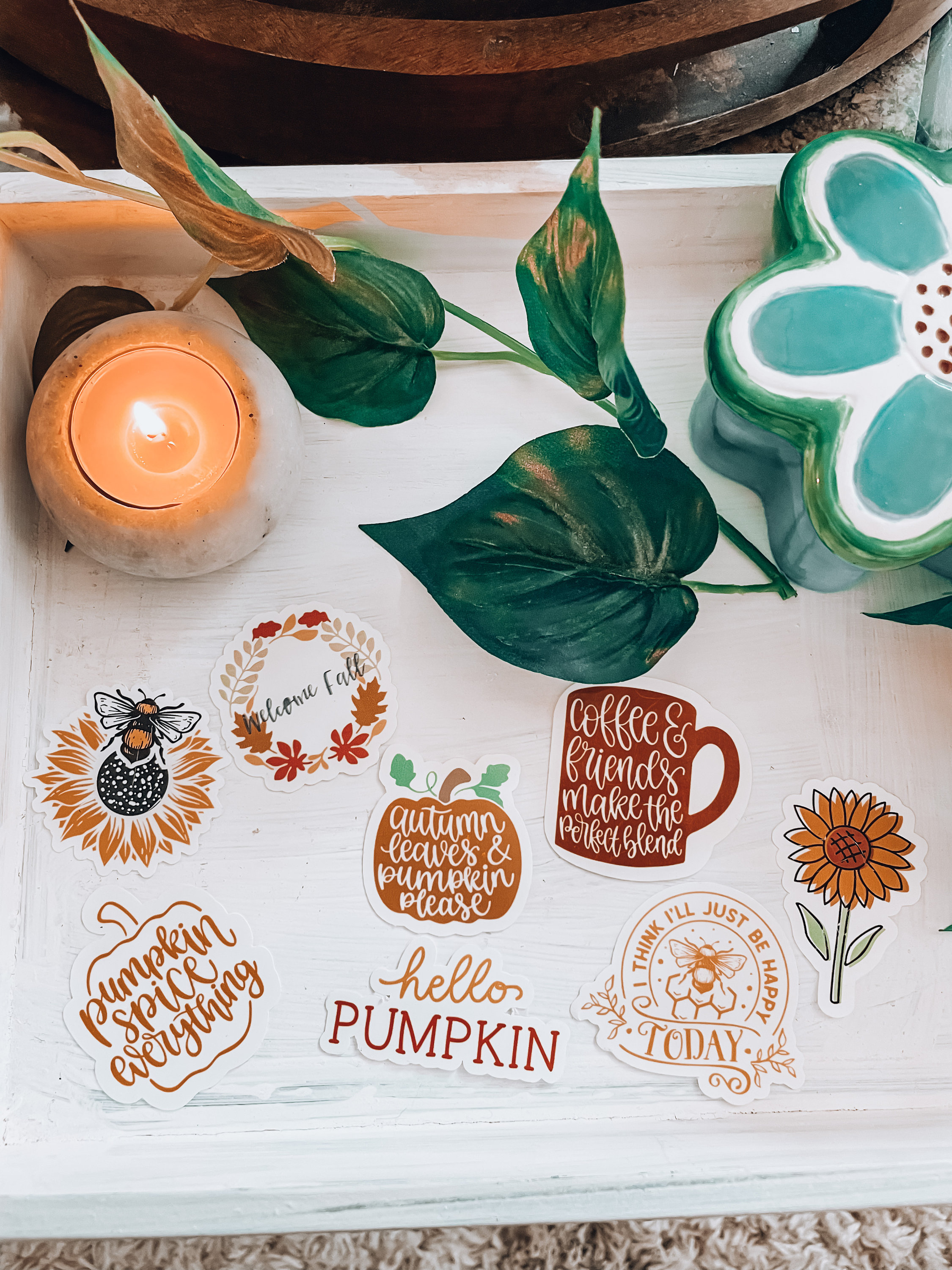 Hello Fall Sticker Set - Etsy