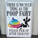 Outdoor Dog Poop Fairy Sign, Cute Functional Yard Art, Funny Dog Lover ...